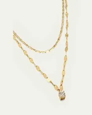 Lana Jewelry 14k Yellow Necklace With Diamond