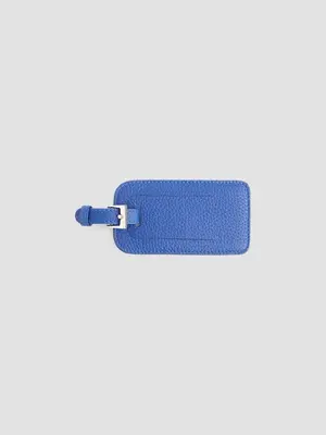 ROYCE NEW YORK Signature Luggage Tag - Cobalt