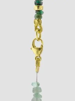 Jia Jia 14k Yellow Gold, Emerald, & Pearl Long Necklace