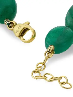 Jia Jia Arizona 14k Yellow Gold & Emerald Quartz Beaded Bracelet