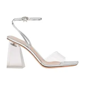 GIANVITO ROSSI Cosmic Sandal 85 Sandals - Trasp_silver
