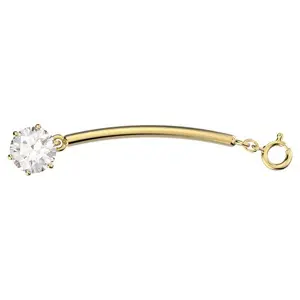 SWAROVSKI Constella Extender With Round-cut Stone And Gold Finish - White