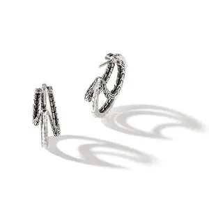 John Hardy Palu J Hoop Earrings