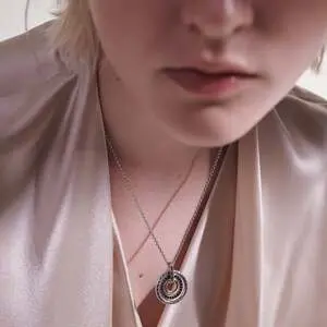 John Hardy Palu Pendant Necklace Gold, Pav