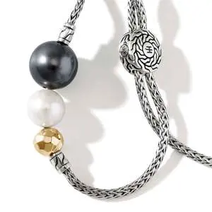 John Hardy Pearl Slider Bracelet Gold