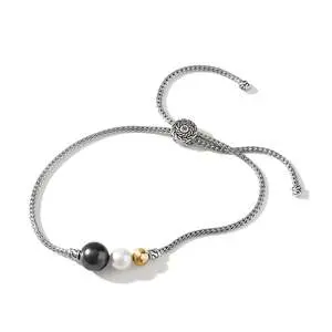 John Hardy Pearl Slider Bracelet Gold