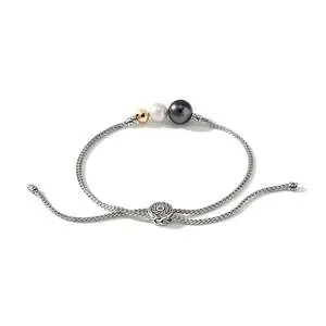 John Hardy Pearl Slider Bracelet Gold