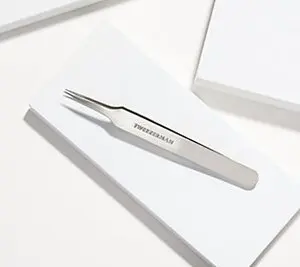TWEEZERMAN Stainless Steel Ingrown Hair/splinte Tweeze Tweezer - Silver