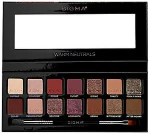 SIGMA BEAUTY Warm Neutrals Eyeshadow Palette - One-color