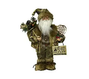 SANTA'S WORKSHOP Inc. 15' Woodsman Claus - One-color