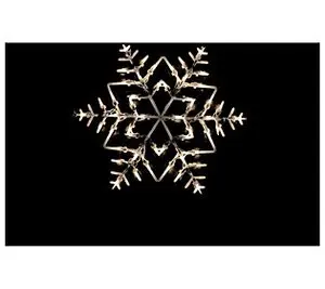 NORTHLIGHT Norhtlight 13.5' Lit Snowflake Christmas Window Silhouette