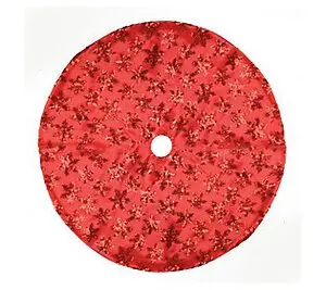 NORTHLIGHT 20' Red Sequin Snowflake Mini Christ As Tree Skirt