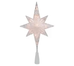 NORTHLIGHT 11' Lighted Bethlehem Star Christmas Tree Topper - One-color