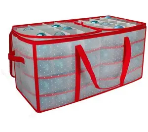NORTHLIGHT 26.25' Transparent Zip Up Christmas Torage Box - One-color