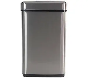 HANOVER 60-l / 16-gal Stainless Steel Trash Can W/ Sensor Lid - Silver