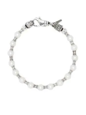 Emanuele Bicocchi Pearl Slim-chain Bracelet