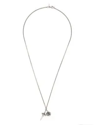 Emanuele Bicocchi Dagger Cross Pendant Necklace