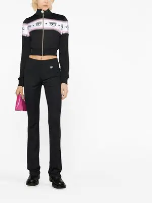 CHIARA FERRAGNI Eye-motif Trousers