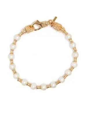 Emanuele Bicocchi Emanuele Bicocchi Pearl-Embellished Bracelet Gold
