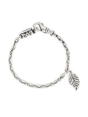 Emanuele Bicocchi Leaf-detail Chain-link Bracelet