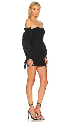 Majorelle Sky Off Shoulder Mini Dress