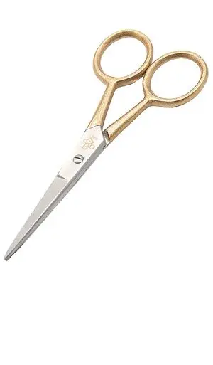 SANIA'S BROW BAR Precision Blade Scissors In Metallic Gold