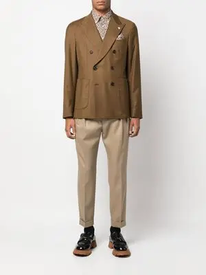 MANUEL RITZ Double-breasted Wool Blazer