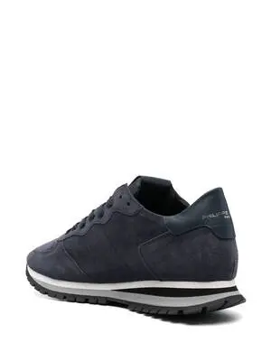 Philippe Model Trpx Suede Low-top Sneakers - Blue