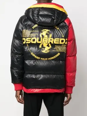 Dsquared2 Logo-print Padded Jacket - Red