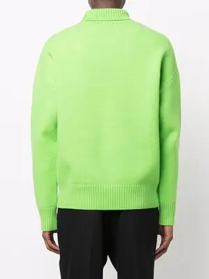 Ami De Coeur Roll-neck Jumper - Green