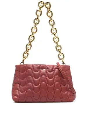 COCCINELLE Quilted Leather Shoulder Bag