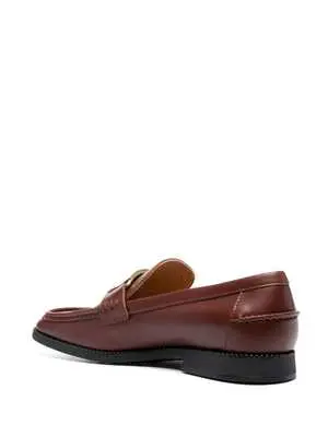 TOD'S T Timeless Square-toe Loafers