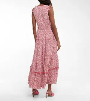 Poupette St Barth Ivy Tiered Maxi Dress
