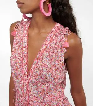 Poupette St Barth Ivy Tiered Maxi Dress