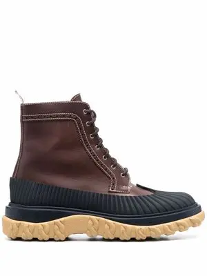 Thom Browne Longwing Panelled Duck Boots