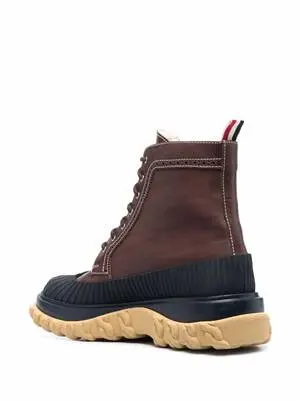 Thom Browne Longwing Panelled Duck Boots