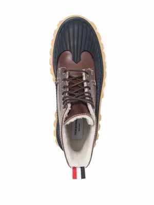 Thom Browne Longwing Panelled Duck Boots