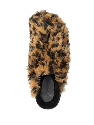 Palm Angels Faux-fur Slip-on Mules