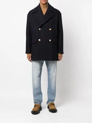 Palm Angels Palm Tree-embroidered Coat