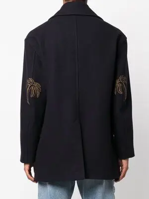 Palm Angels Palm Tree-embroidered Coat