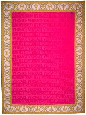 Versace I Love Baroque Beach Towel - Pink