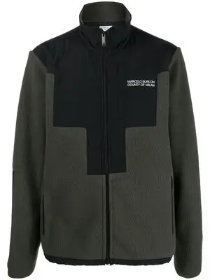 COUNTY OF MILAN Logo-print Zip-up Jacket