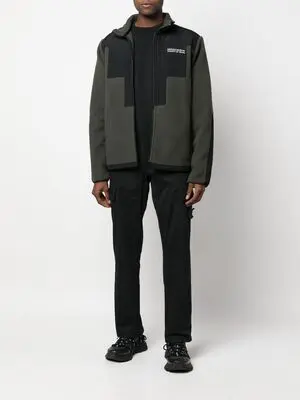 COUNTY OF MILAN Logo-print Zip-up Jacket