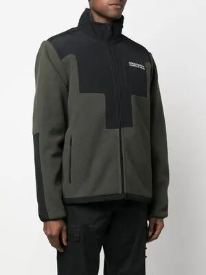 COUNTY OF MILAN Logo-print Zip-up Jacket