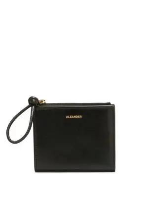 JIL SANDER Small Bi-fold Leather Purse