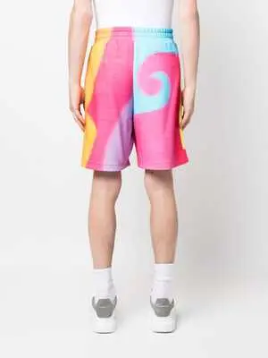 Moschino Rainbow-print Track Shorts