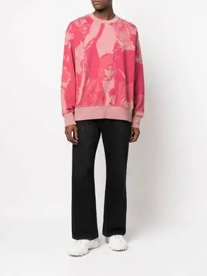 DIESEL® Graphic Print Crewneck Sweatshirt