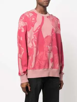 DIESEL® Graphic Print Crewneck Sweatshirt