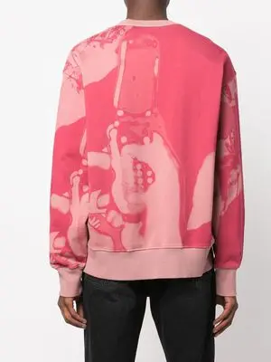 DIESEL® Graphic Print Crewneck Sweatshirt
