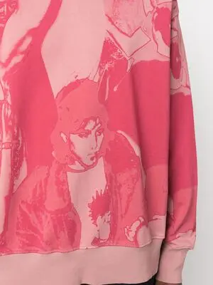DIESEL® Graphic Print Crewneck Sweatshirt